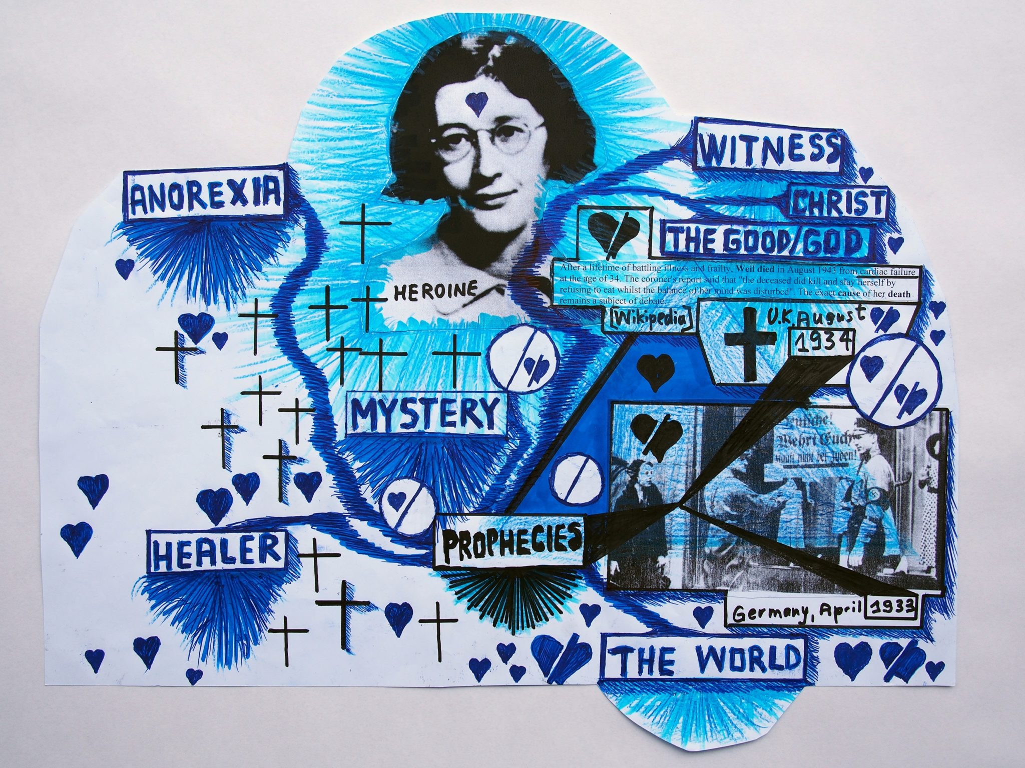 Thomas Hirschhorn (Paris): SIMONE WEIL WORKS – Simone Weil Denkkollektiv